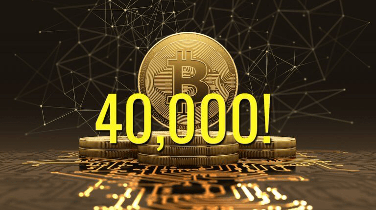 Breaking : Bitcoin Price Surges, Breaching the $40,000 Threshold ...
