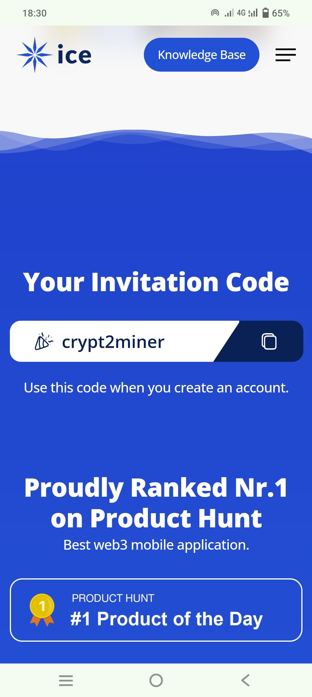 Free Mining App: "Ice Decentralized Future Mining App" repre ...