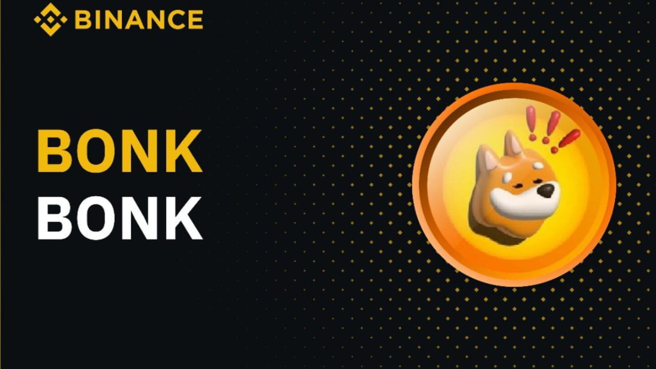 Binance platform lists a new currency, BONK, under the “emerging ...