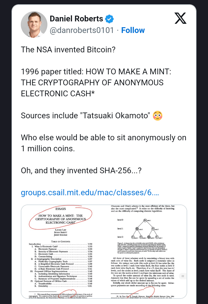 Who Created Bitcoin? Satoshi Nakamoto, or the NSA? | Learn_With_Fullo ...