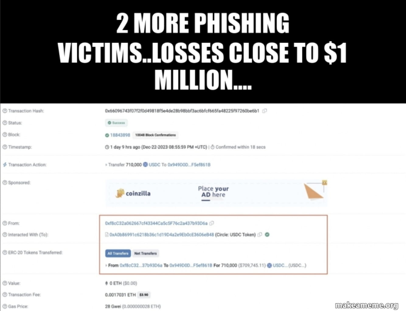 2 More Recent Phishing Attacks.. This Time Total Loss Massiv | RDV1970 ...