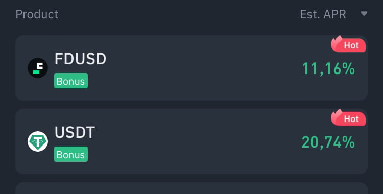 Stake your stable coin FDUSD or USDT to earn up to 20% APR | KokoKripto ...