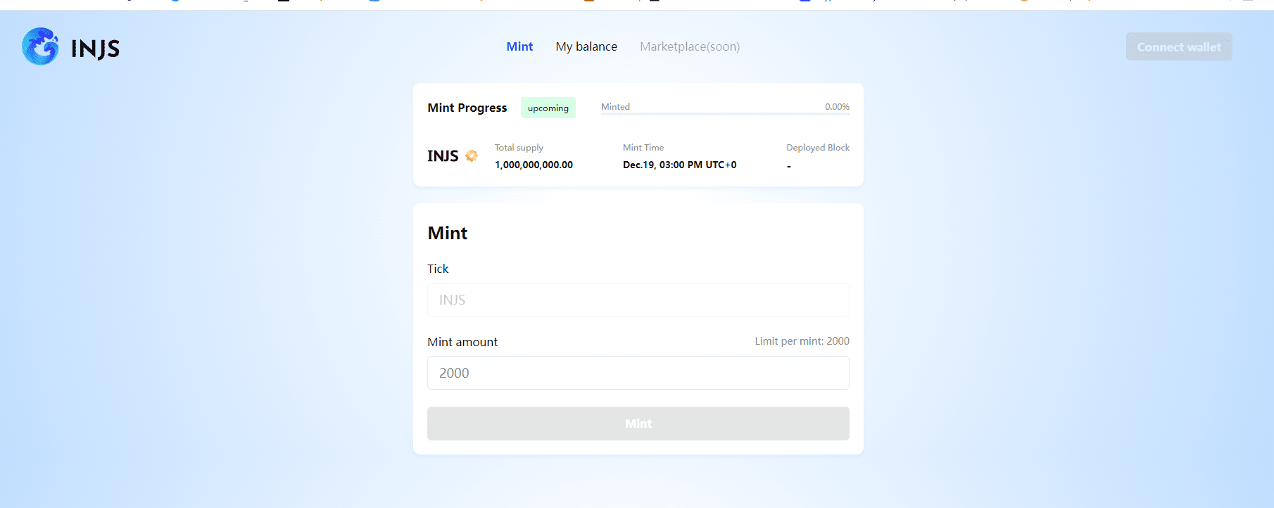 The inscription INJS launched by the INJ community at 11 o'c | 路遥Crypto ...