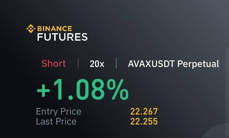 #AVAXUSDT🚀 Short Set-up🔴 Direction : Short🔻 Leverage : | Sam_Crypto ...