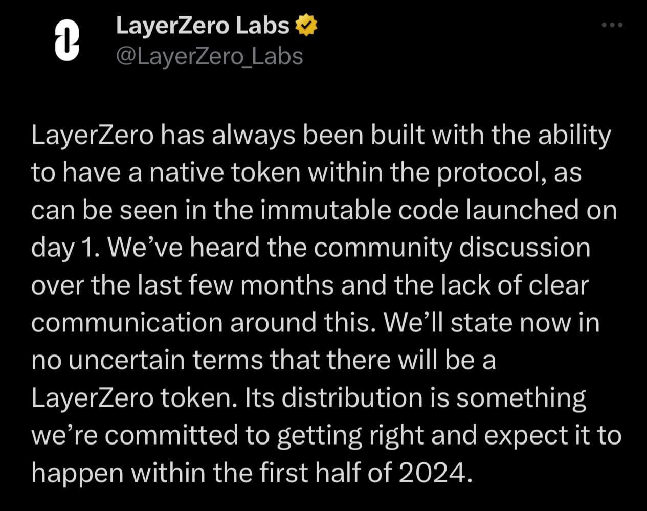 LayerZero announced the launch of its token in the first hal | Prometheus on Binance Square