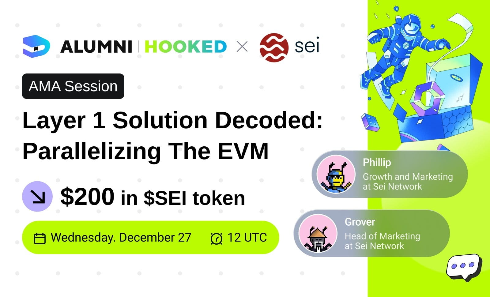 Hooked Protocol $HOOK and #SEINetwork $SEI will hold an AMA | Dealova ...