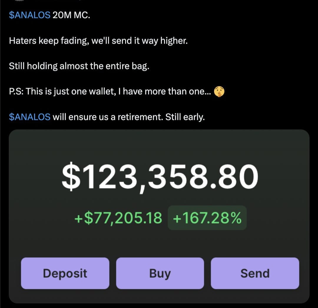 I turned $500 into $500,000+ in 4 days by trading $SOL shit | ENSIGN ...