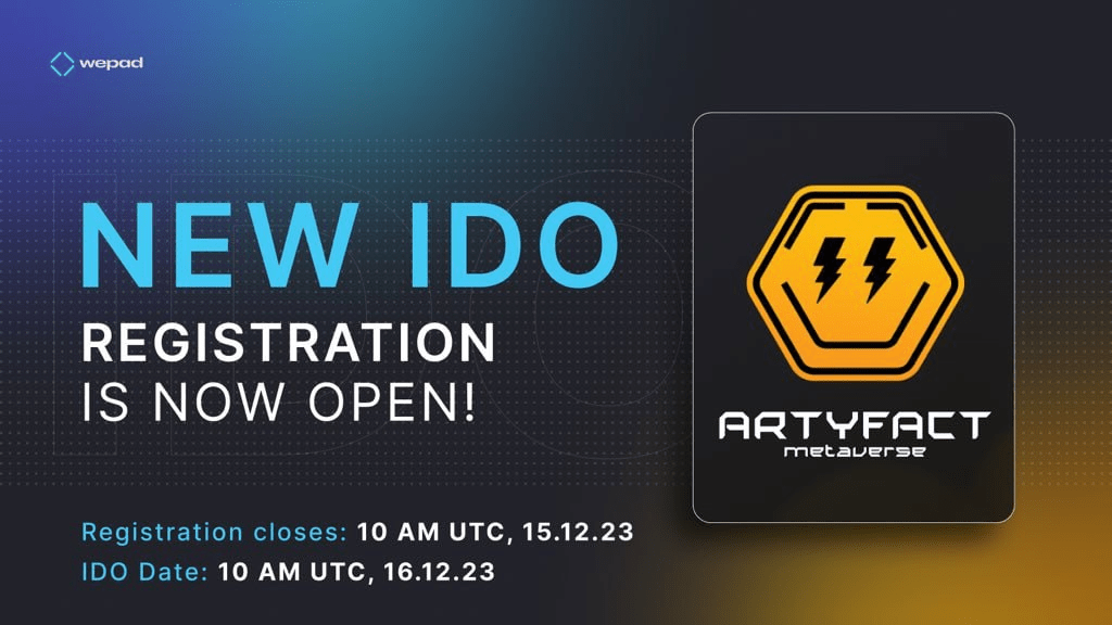 WePad New IDO Announcement: Artyfact Artyfact is not just a | Parrot Bamboo Crypto on Binance Square