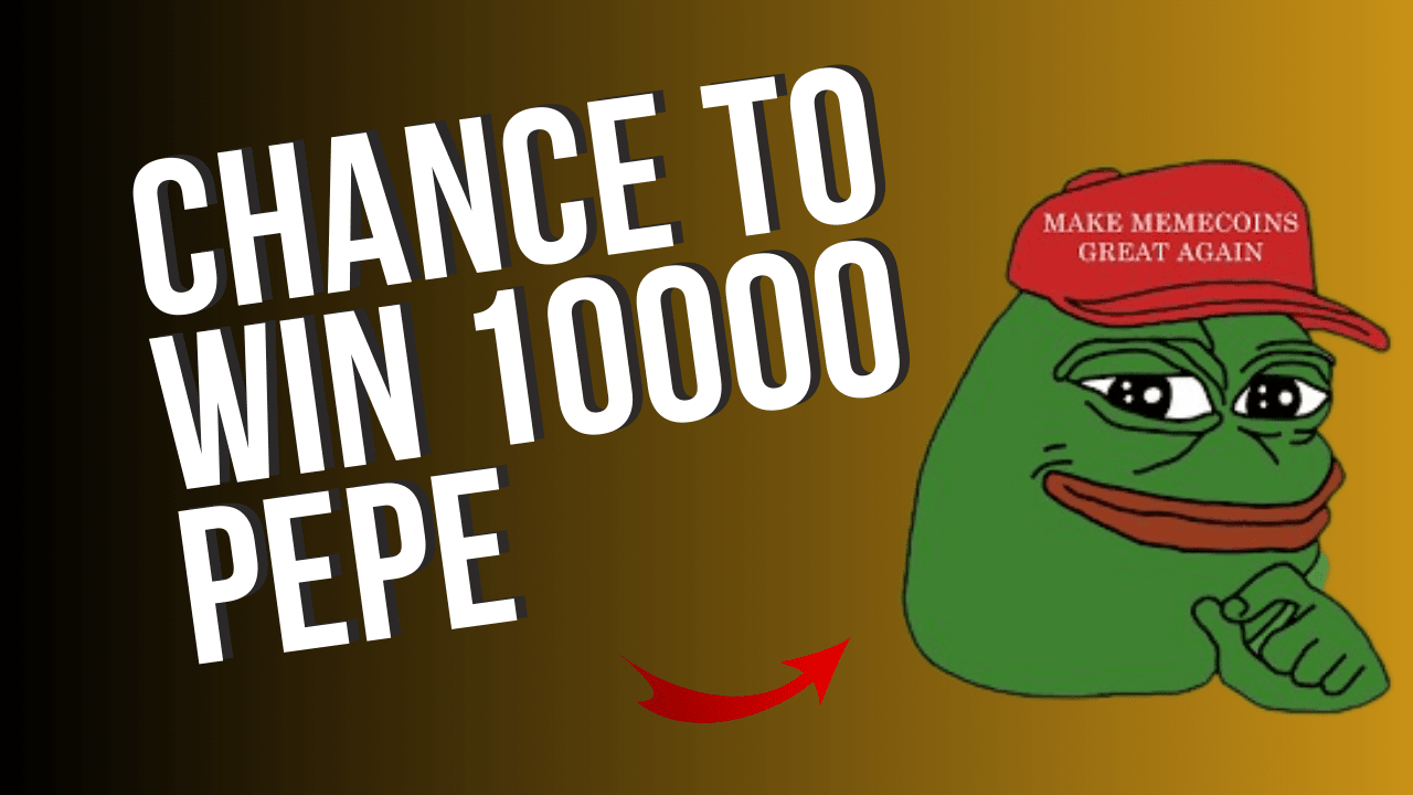 Chance to win 10000 pepe tokens Free $PEPE Token Giveaway | Crypto Man ...