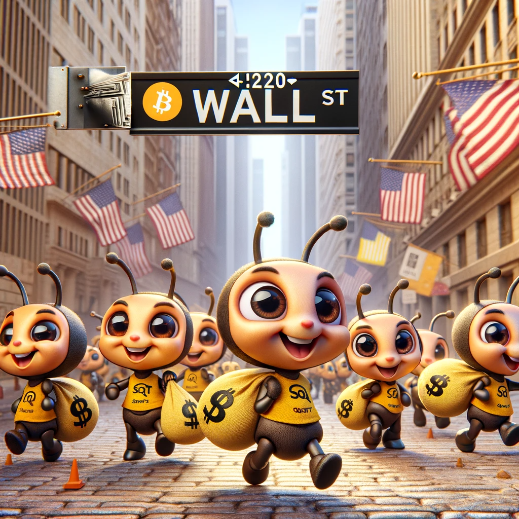 $BTC $1000SATS $ORDI AntSqts The Most Underrated Animal Brc | 币小白btc on Binance Square