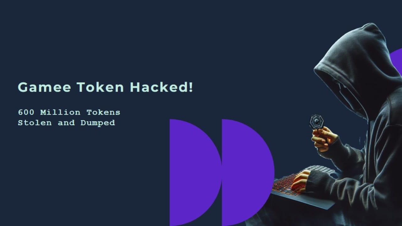 Gamee Token Hacked: 600 Million Tokens Stolen And Dumped | CoinPhoton ...