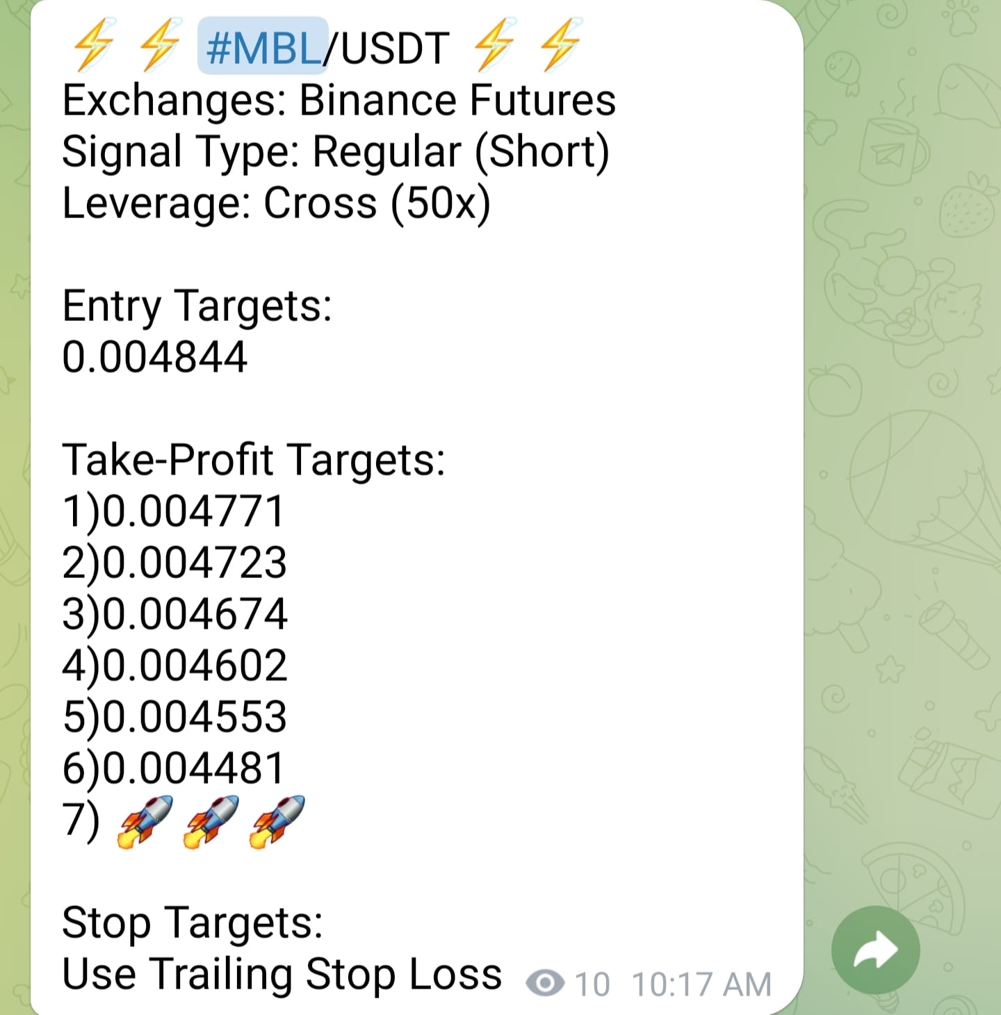 #MBL/USDT +670% #ETH/USDT +695% Showing our favorites from | Future ...