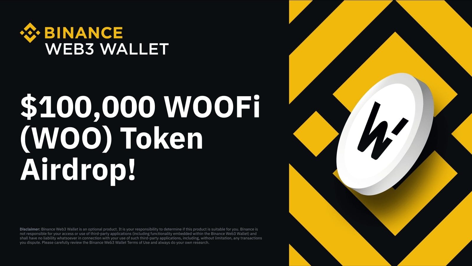Still have chance to $100000 woofi airdrop As you need to | Crypto Man ...