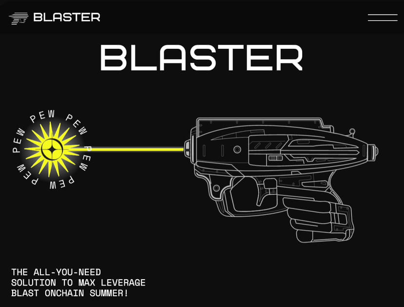 The first DEX on Blast #blasterswap Using Pre-Tokens Anyone ...