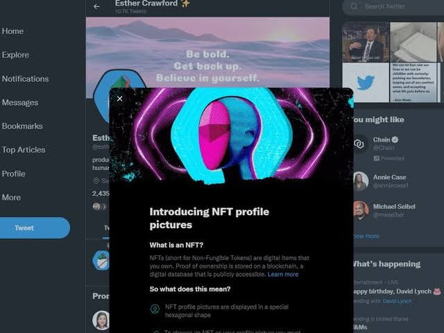 Say bye to NFT profiles on X! X, previously known as Twitt | M3٥п on ...
