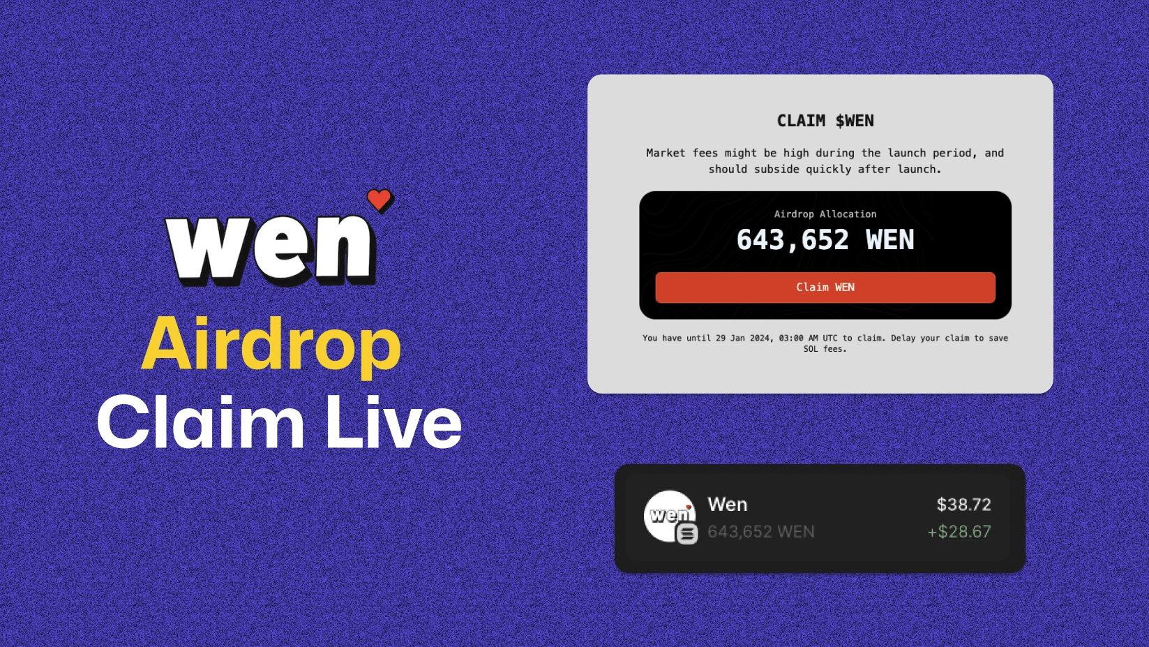 "WEN Airdrop Sparks Frenzy as Solana Meme Coin Targets a Million ...
