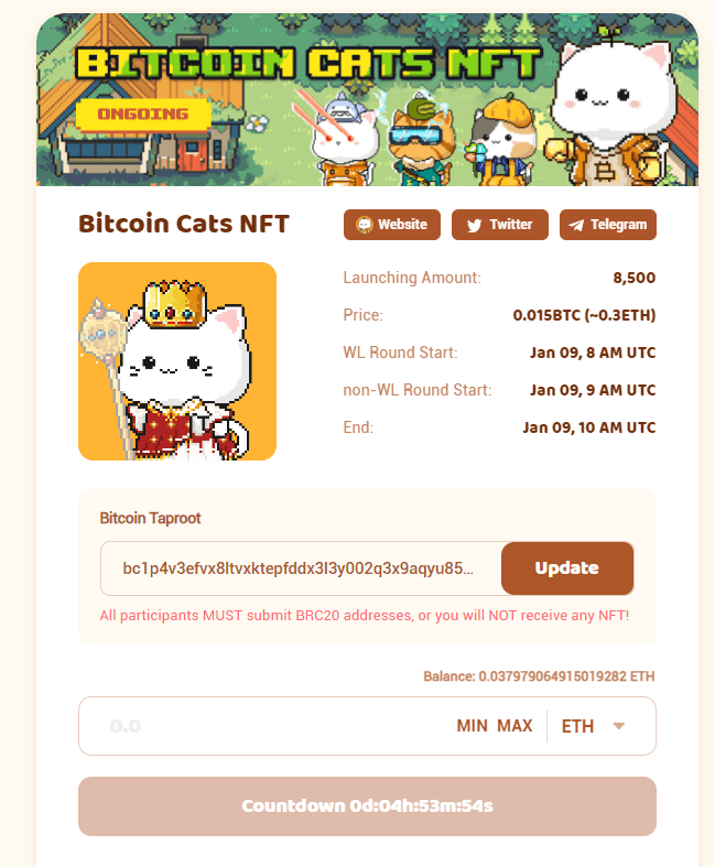 1CATS’s creation nft, 0.3eth per piece #BTC #ETH | 大智慧讲堂 on Binance Square