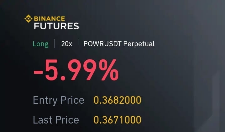 🚦#POWR/USDT Signal Type: LONG📈 Leverage: Cross (20х) 📊Ent | M Crypto Expert on Binance Square