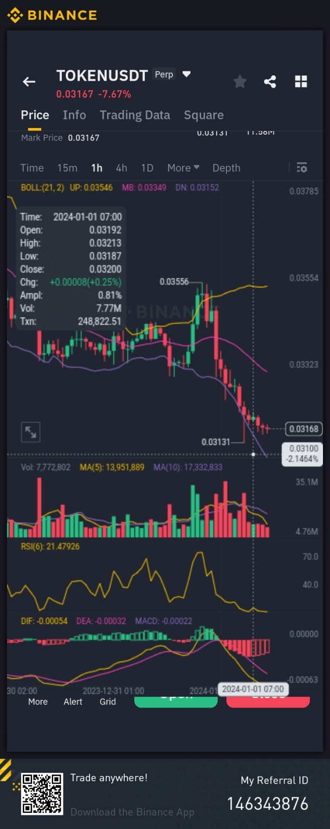 🚨 Feature Trading Signal 🚨 LONG. TOKEN/USDT Leverage 1 | Faruk Abubakar ...