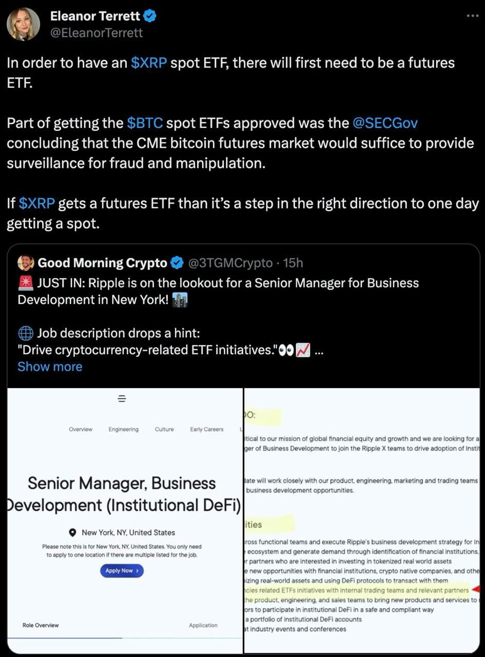 🦦CRYPTO UPDATES🐬 📣1️⃣FOX reporter suggested Ripple might | Crypto ...