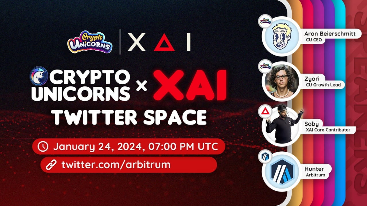 Summary of AMA content jointly held by XAI Arbitrum and Crypto Unicorns | Sai x Keith on Binance ...
