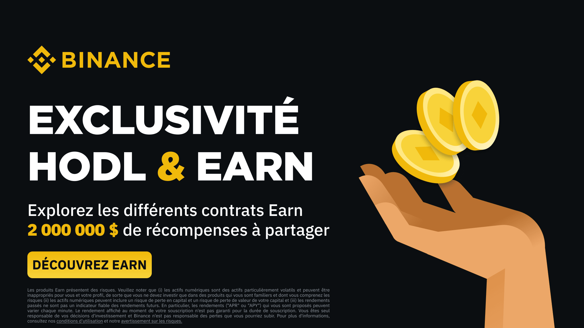 New: HODL & Earn🫰 Explore the opportunities available to y | Binance France Live on Binance Square