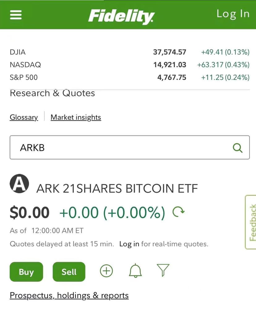 Analysis content on January 11th Spot Bitcoin ETF tickers f | 小帅不帅 on ...