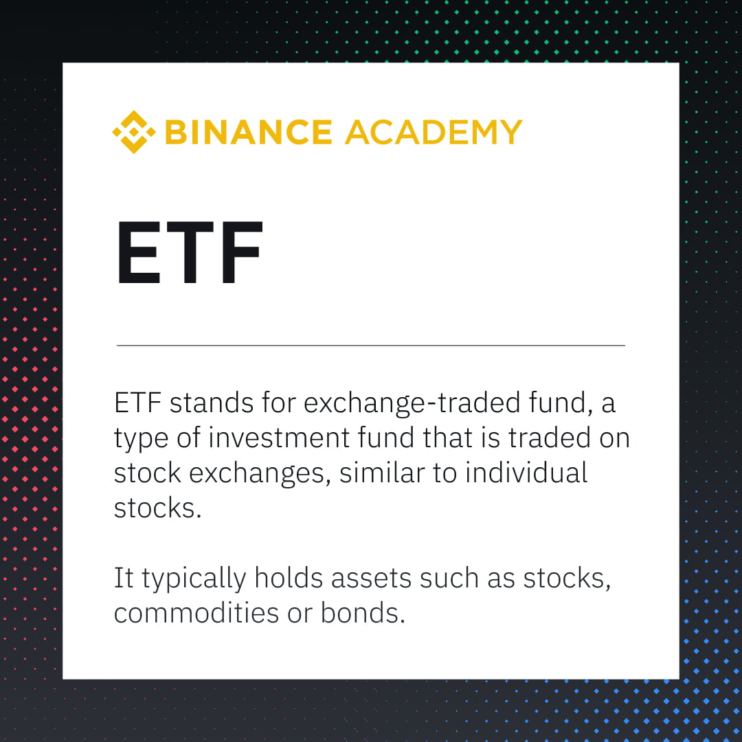 Cryptocurrency ETFs provide a regulated bridge, allowing | Binance ...