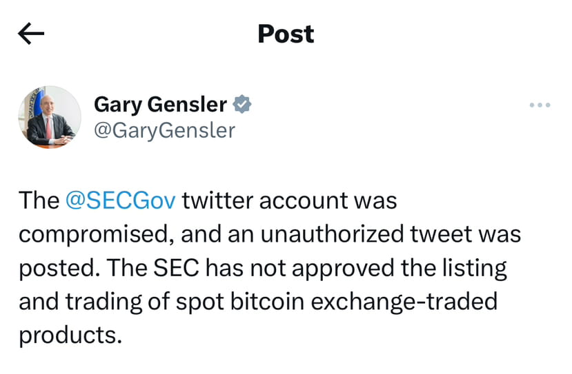 Did the SEC Really Tweet About Bitcoin ETF Approval? 😅 The | br_ning on ...