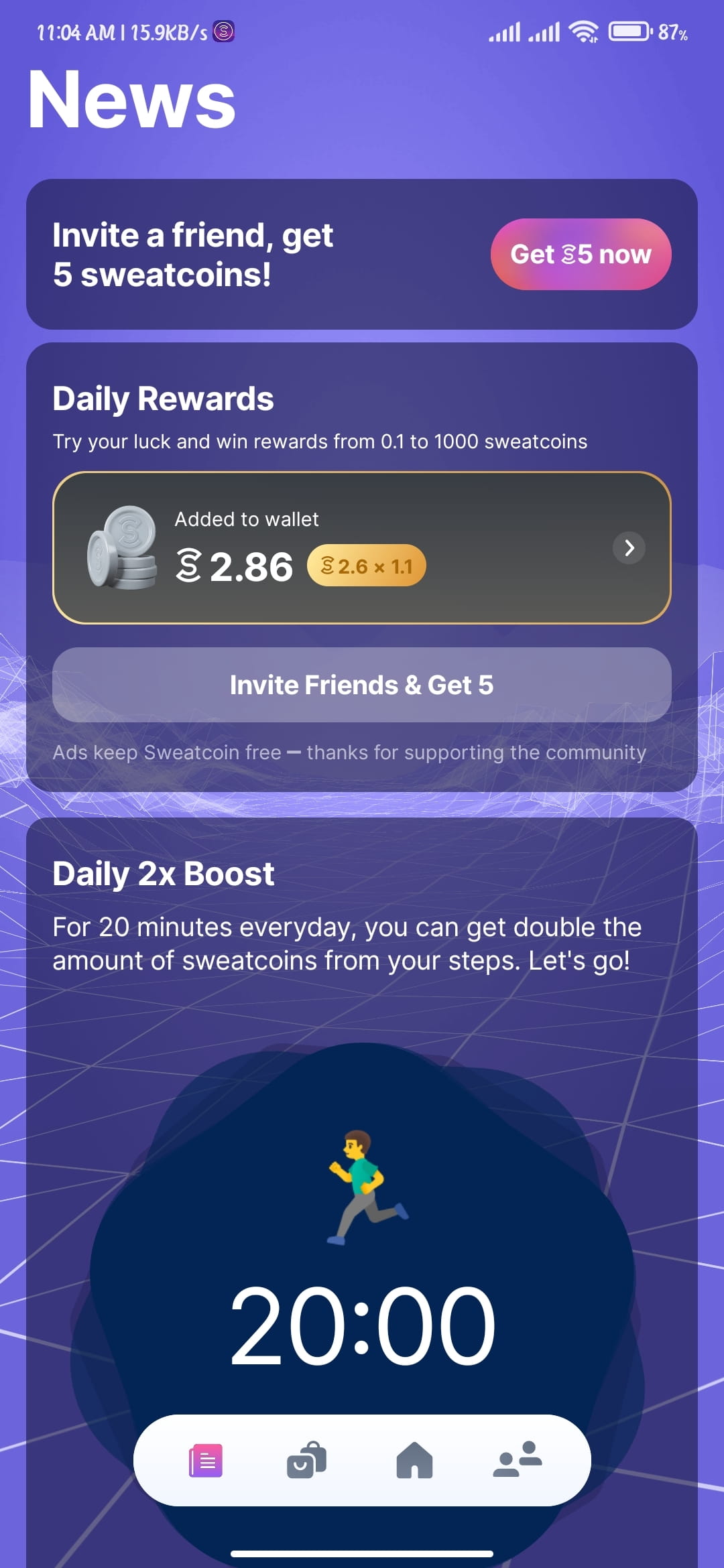 This is a great app. Claim your free sweatcoins. Already lis | Free ...