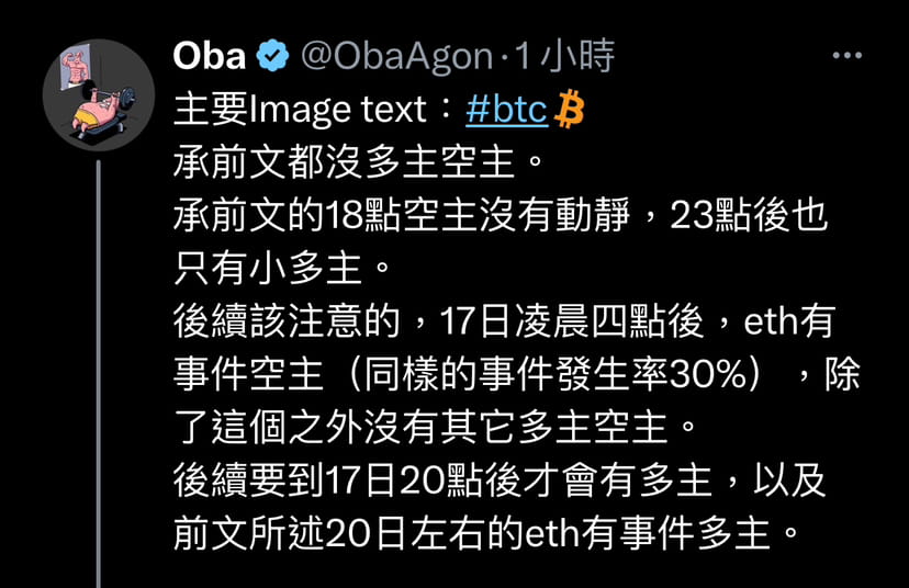 Main Image text: BTC The 23-point multi-dot is inherited fro | ObaAgon ...