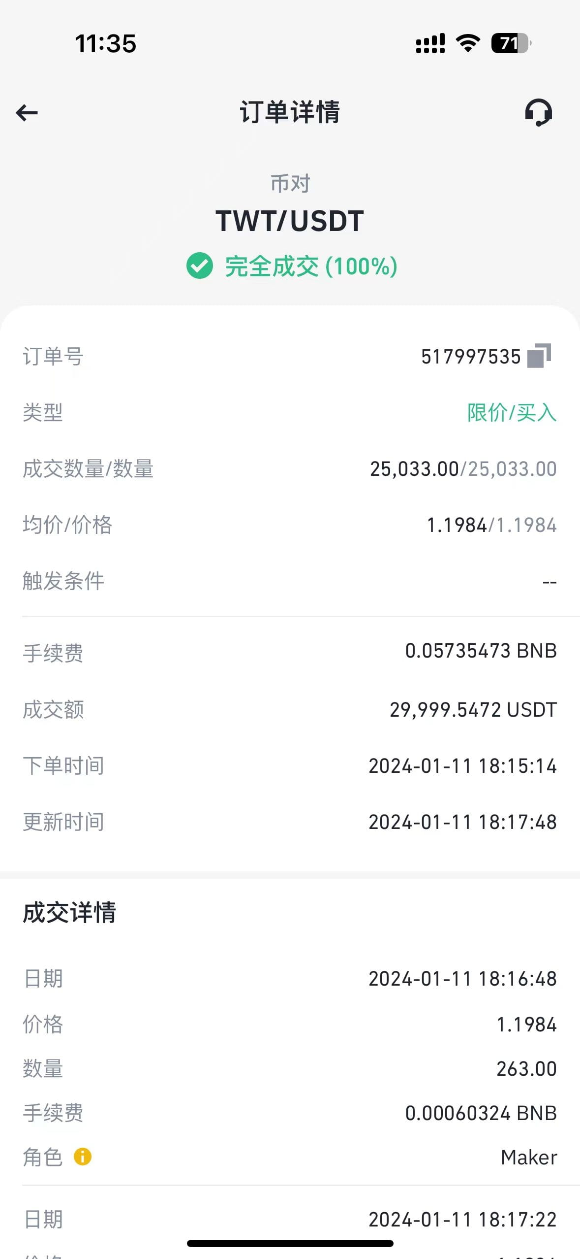 #twt Bought 30,000u TWT reason: Ordi is pulling up, and the | 风寻 on ...