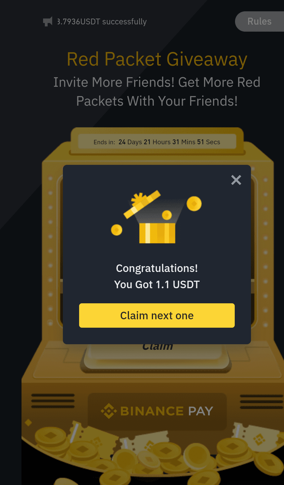 📢CRYPTO BOX CODE FOR YOU GUYS CLAIM NOW 👉NEW CODE BPY4G5 | CRPTOHOLICS ...