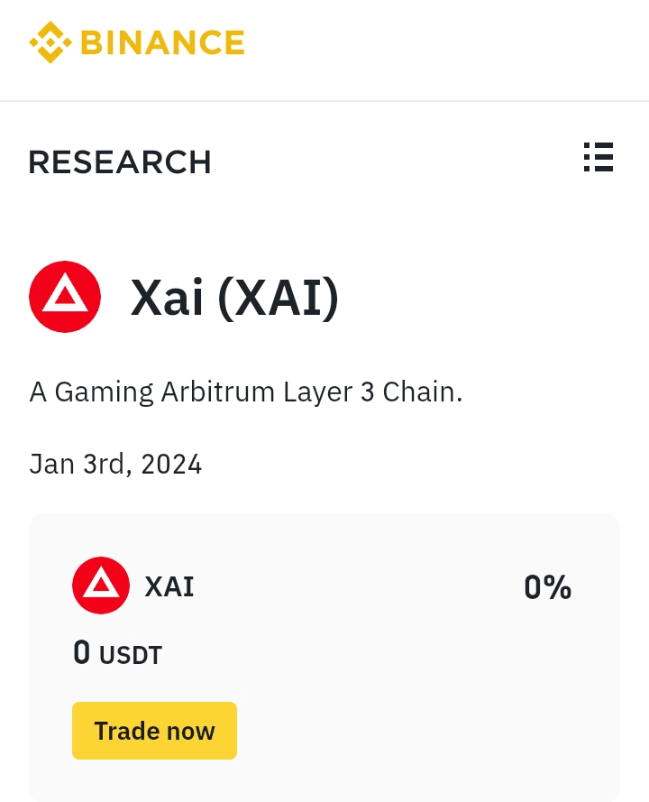 Xai (XAI): Gaming Revolution, Binance Debut January 9th 🚀 ...