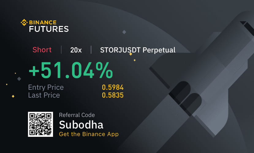Congratulations guys….😮‍💨👏💪 STORJUSDT :-TP hit 0.5809 | CryptoYash on ...