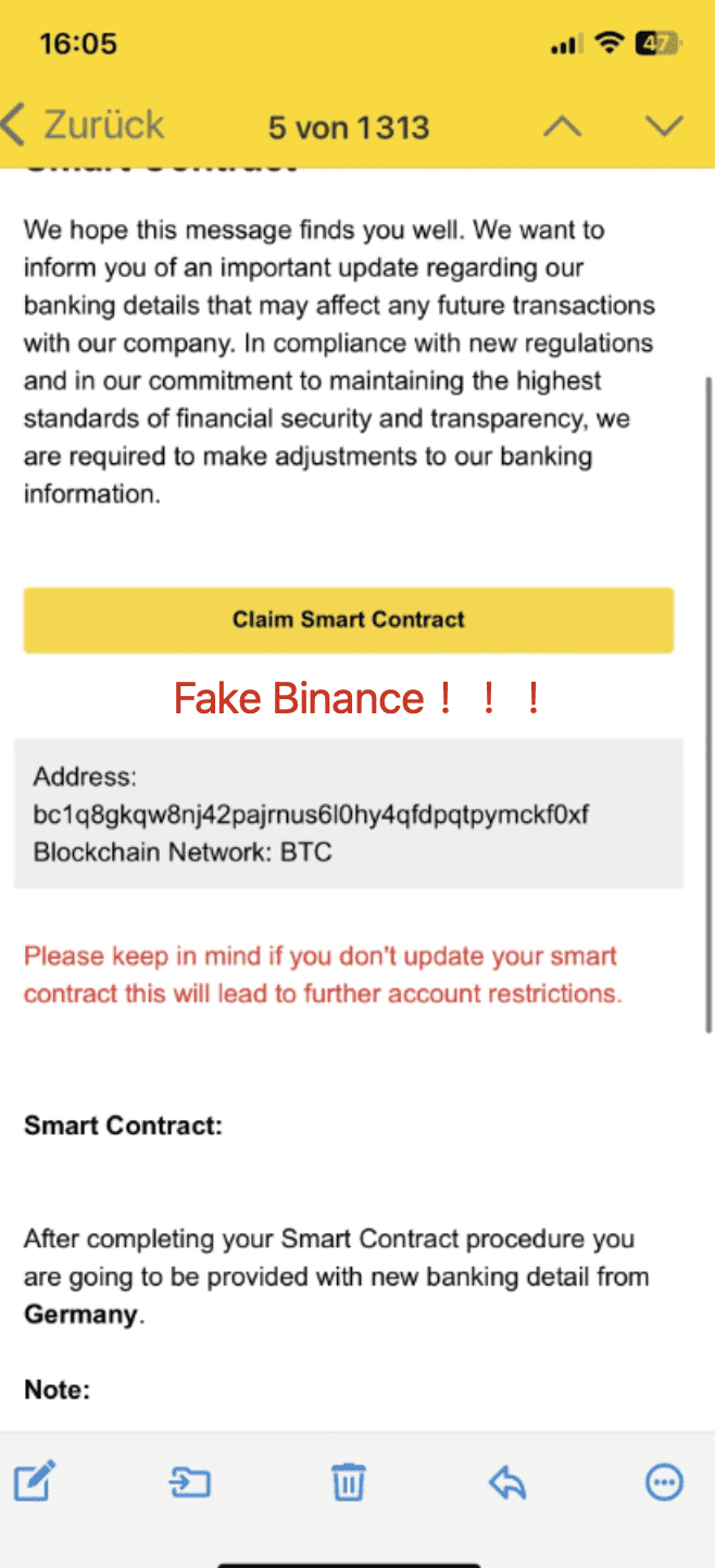 🚨🚨🚨🚨 Binance Issues Warning: Beware of Scams Targeting U ...