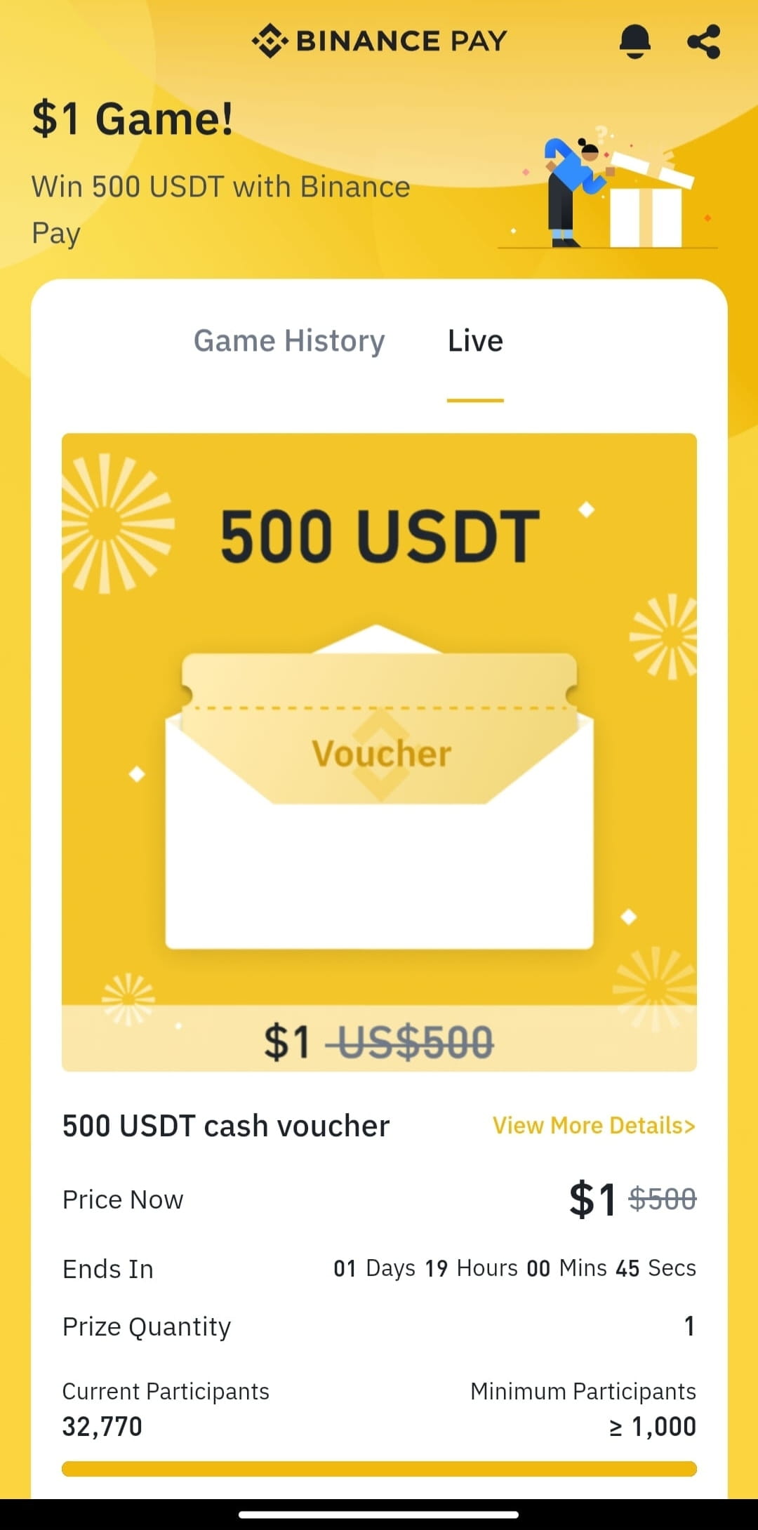 🟥 Just In 📢 💸Invest Only 1 USDT and Win 500 USDT 🗳 | Mastering Crypto ...