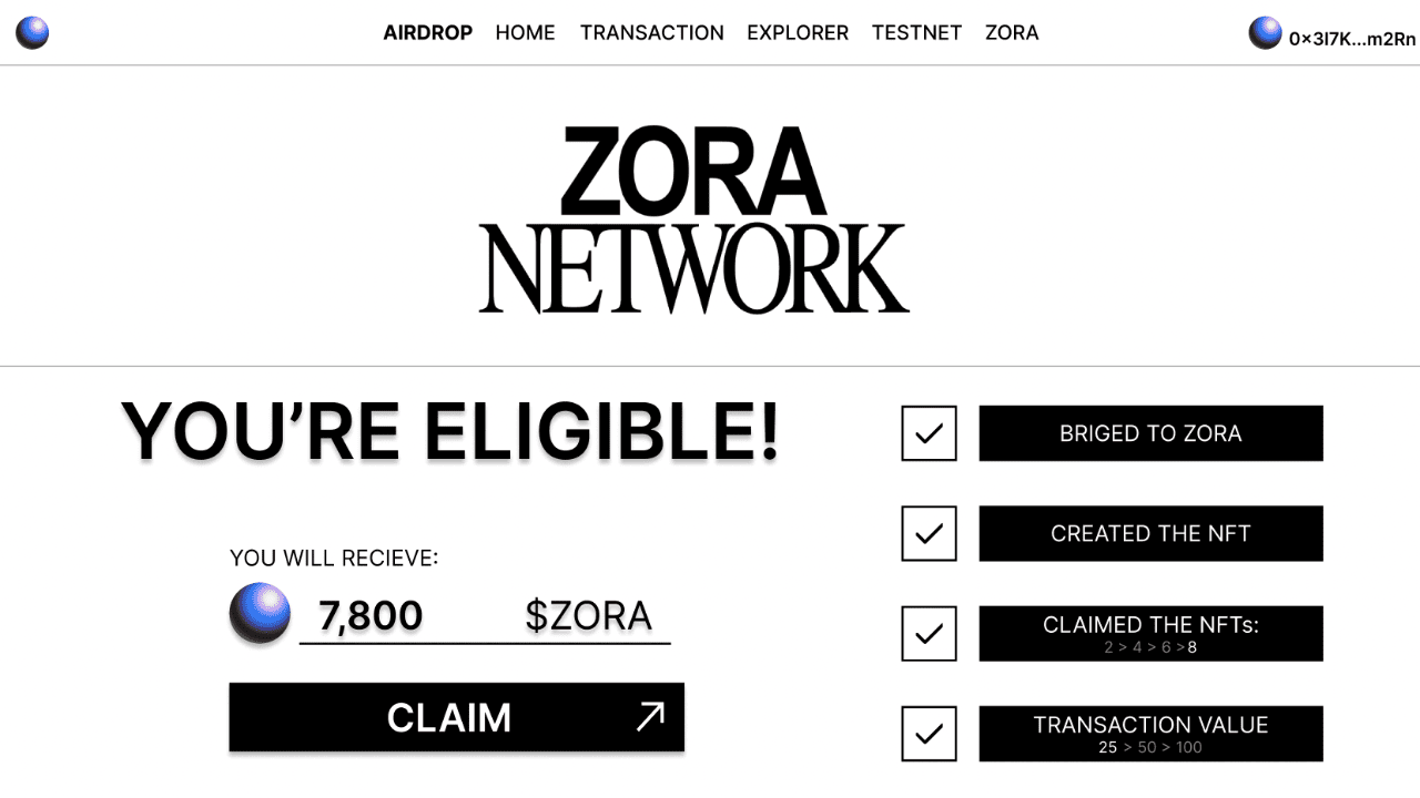 $ZORA is the BIGGEST airdrop for Q1 2024! I decided to share this ...