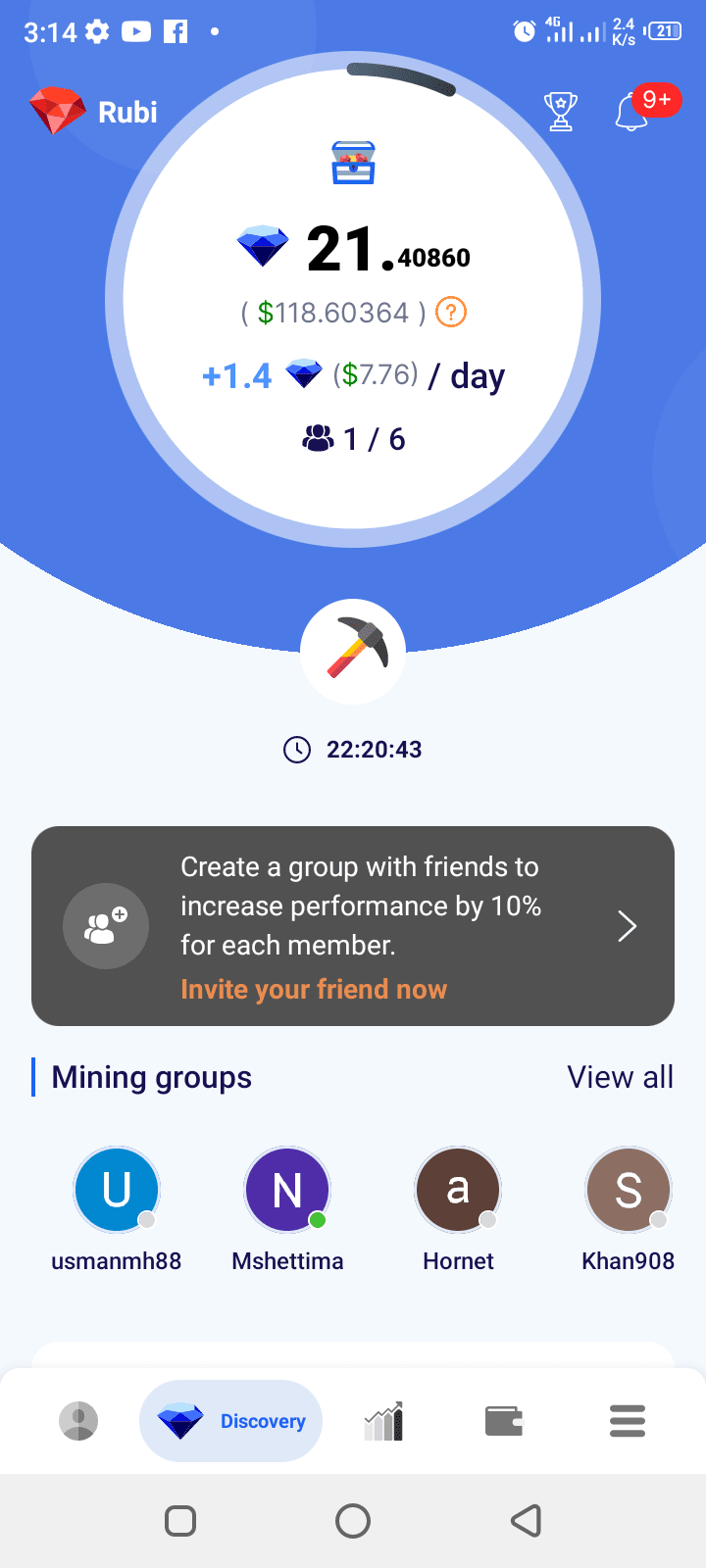 Join me for free mining of digital assets Rubi Block! Let's | Crypture ...