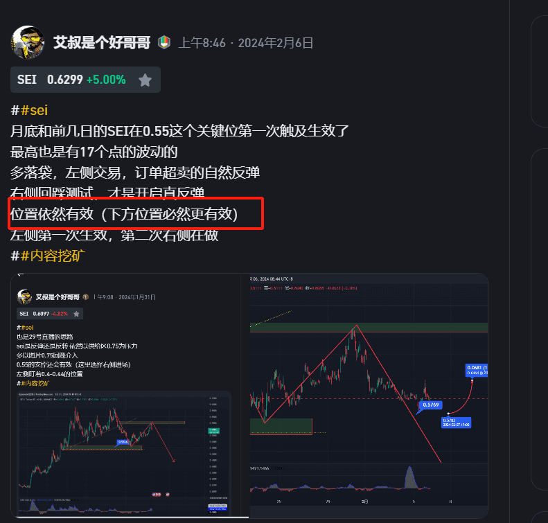 ##sei On the 6th, I emphasized again that the key position | 艾叔 on ...