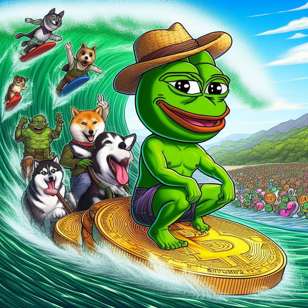 **Pepe the Memecoin's Wild Ride 🐸💨** Pepe the Memecoin ha | Rypto__ on ...