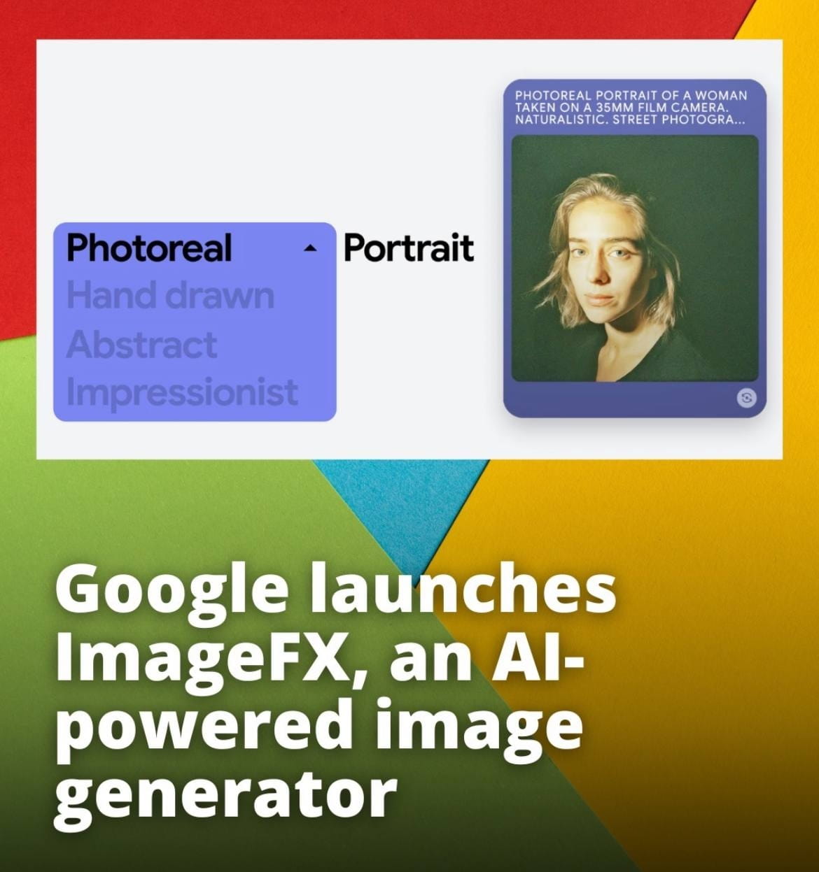 Google today released ImageFX, a prompt-based AI image gener | ENSIGN ...