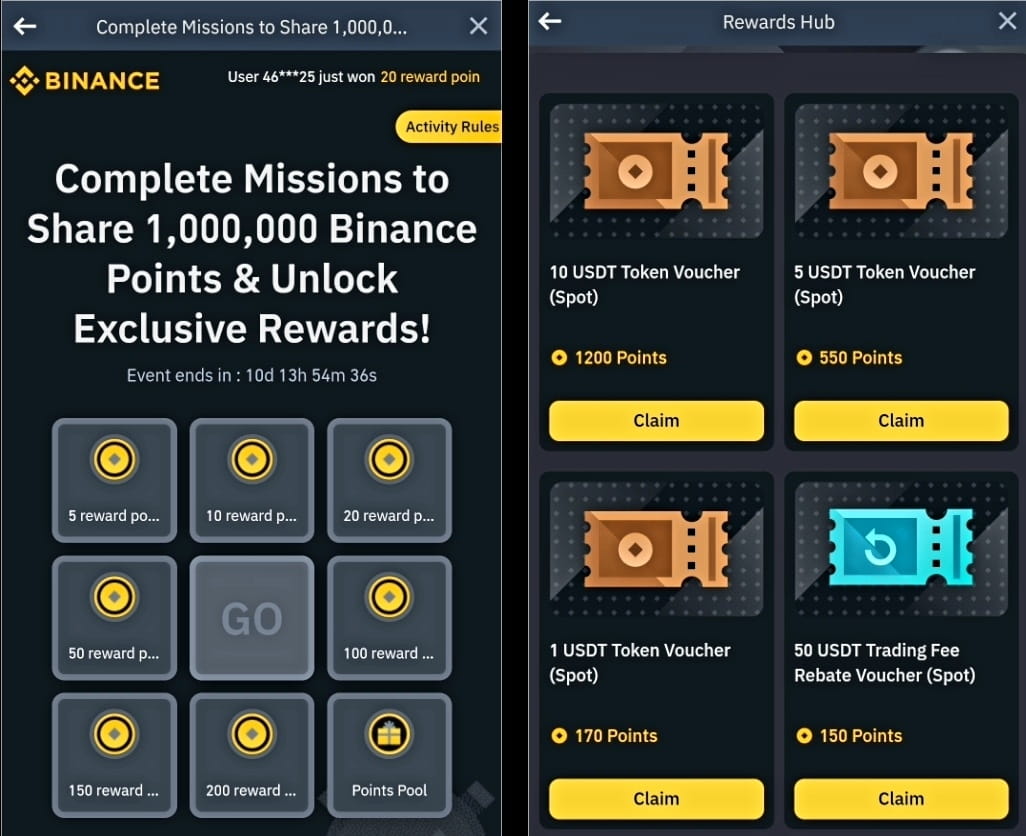 Binance February mission: Complete task to share 1,000,000 p | Myself - A on Binance Square