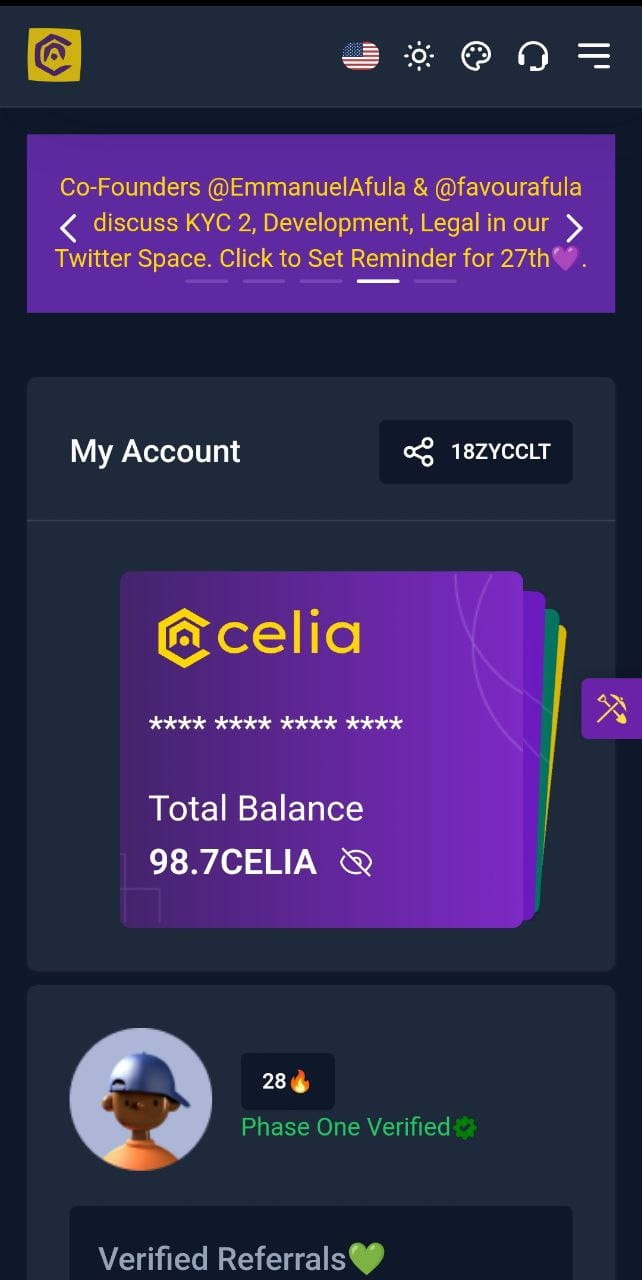 Mining Celia tokens on your phone.🚀🔥 1. Go to Google Play | BELLATRIXx ...