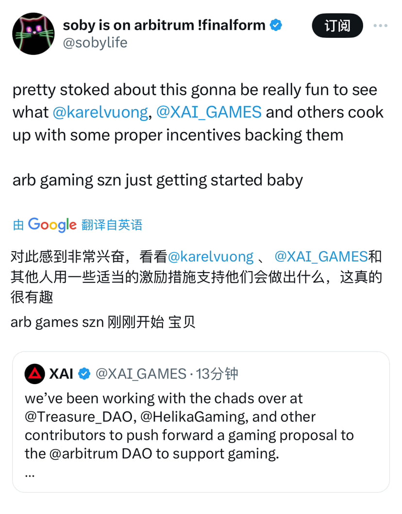The ARB game ecology season has begun, tremble. In this game | Keith Love CZ on Binance Square