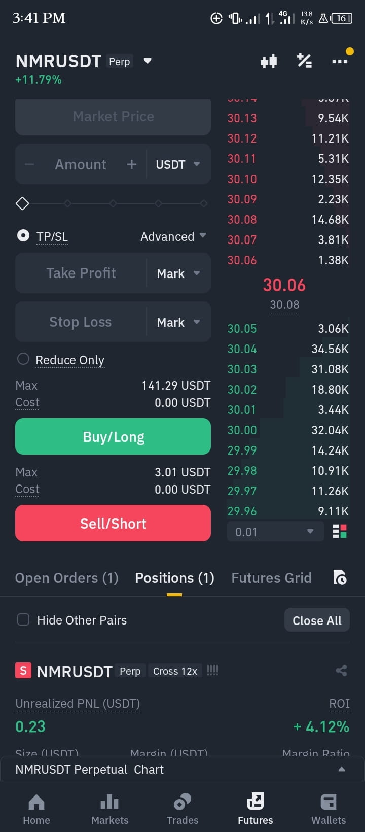 NMR/usdt short entry price market price tp1 29.8 tp2 29.3 t | Homeboi_22 on Binance Square