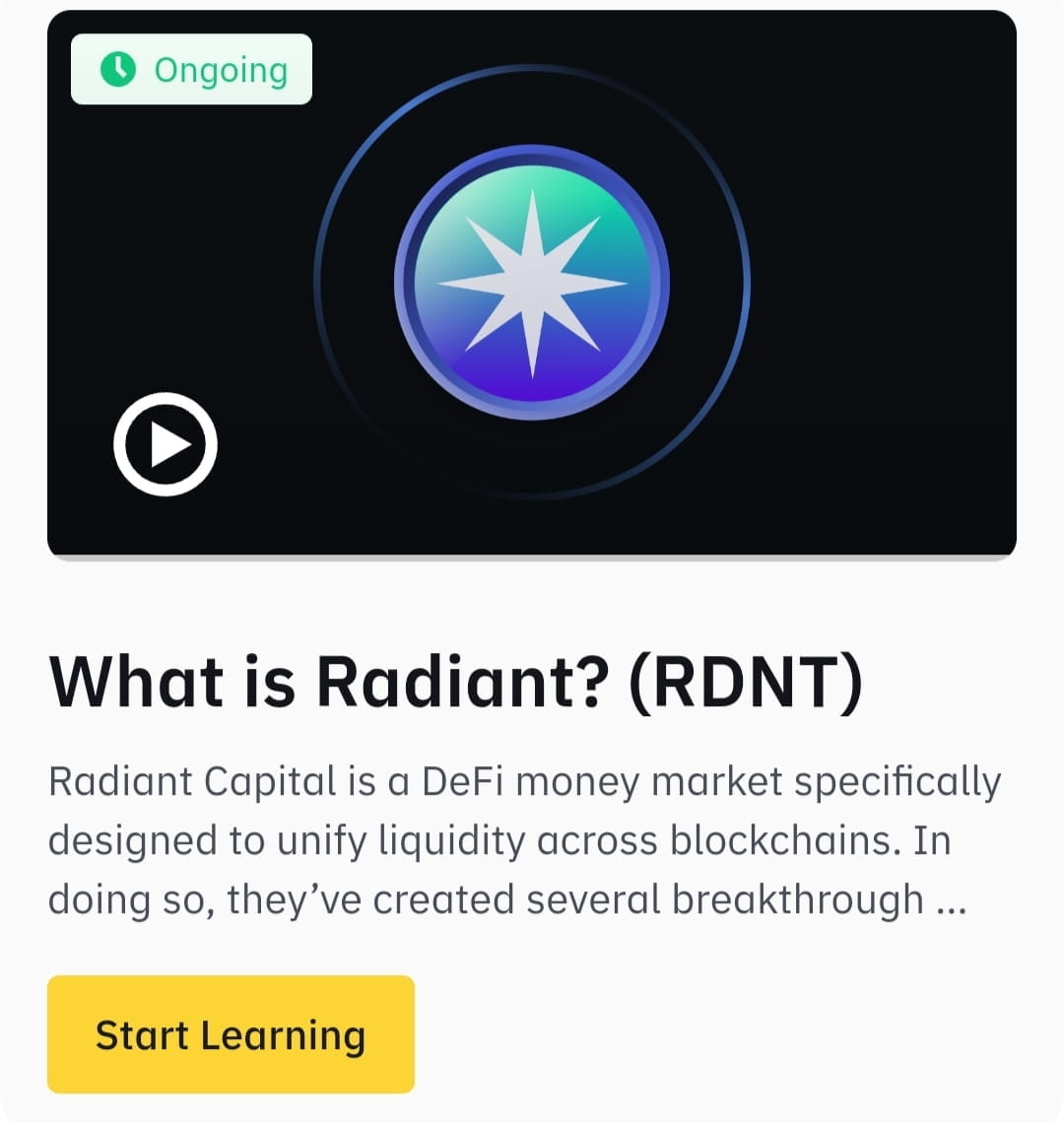 Participate in Binance's giveaway for free RDNT Tokens by ta | Crypto ...