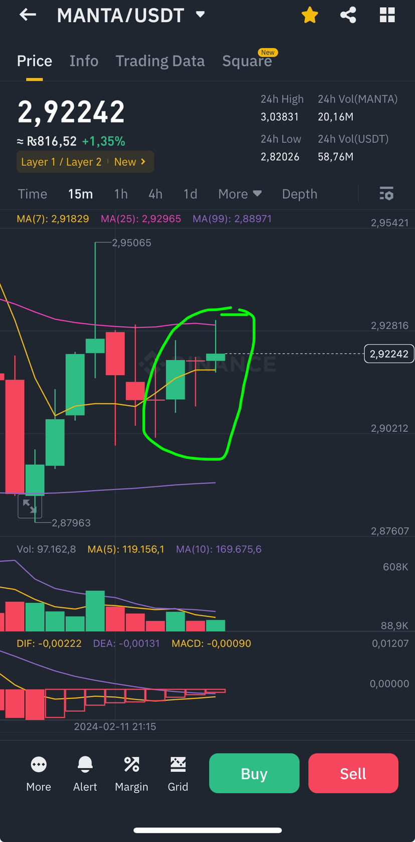🐉 fly and Bulish candle Manta Next up Soon moon 🌙 $MANTA ...