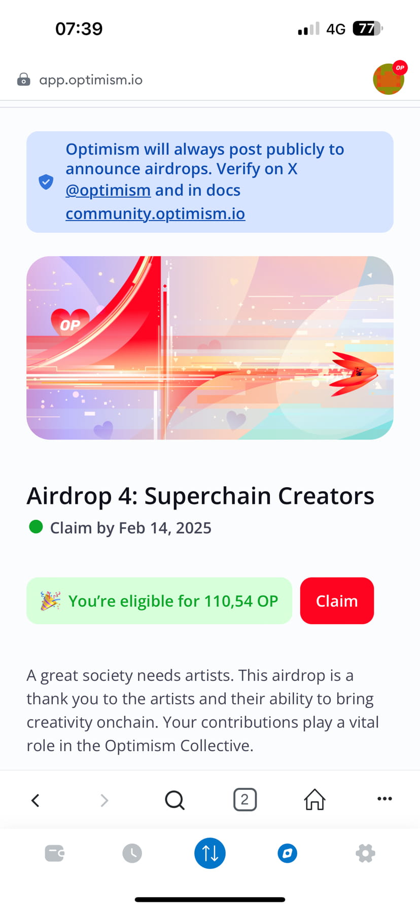 🎉 Optimism airdrop 4 A total of 10,343,757.81 $OP was aird | Crypto ...