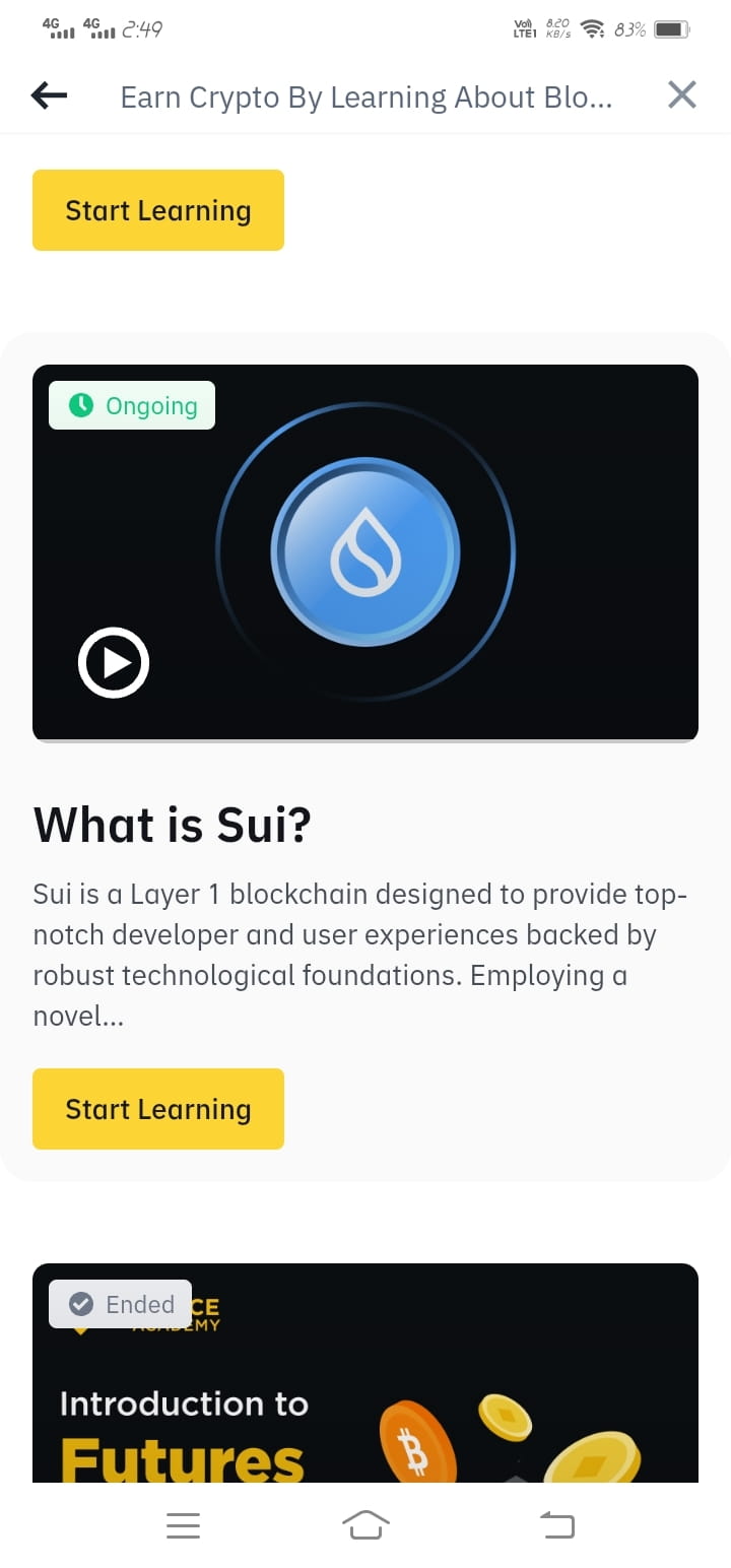 Learn &Earn sui reward complete 💯 Quiz Ans Binance New SUI | SHEHZAD on Binance Square